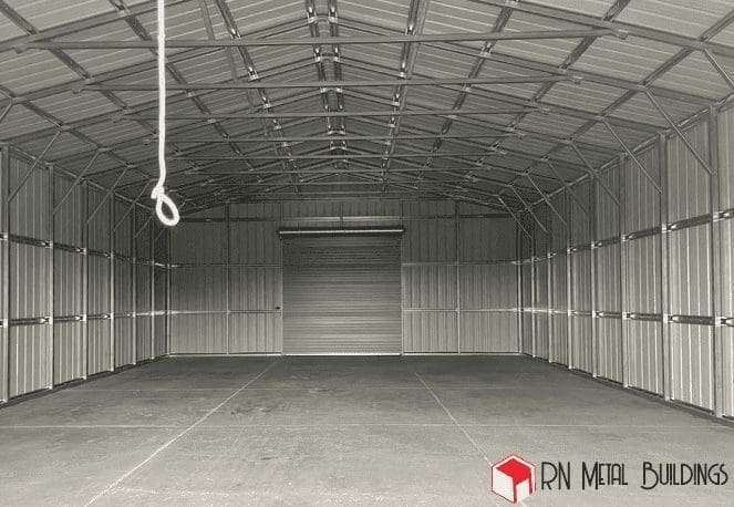 Metal Building 32x61x10 vertical walls | RN METAL BUILDINGS